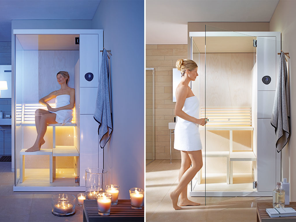 Sauna compatta per il bagno di casa | La casa in ordine