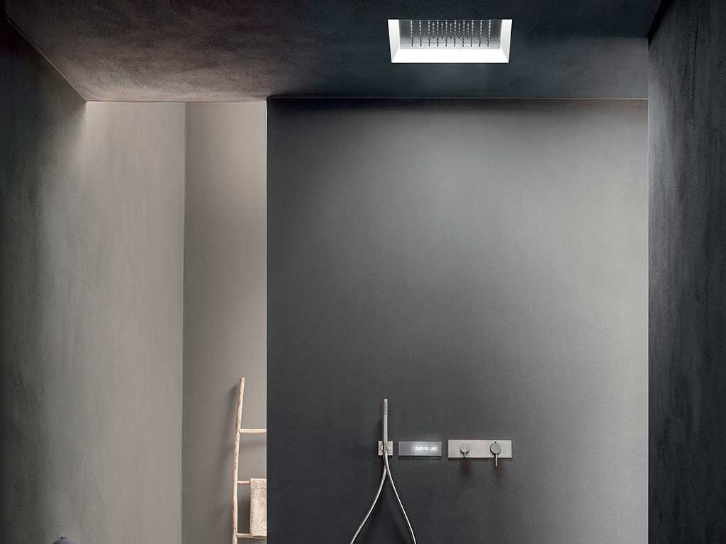Soffioni doccia quadrati a incasso di design | La casa in ordine