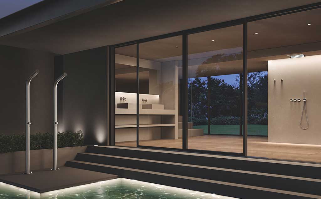 Rubinetti bagno in acciaio satinato | La casa in ordine