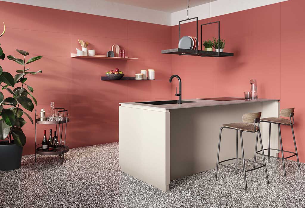 Colored porcelain stoneware | La casa in ordine